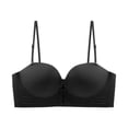 SAZBJOJN Bras for Women Strapless Front Closure Seamless Bra Wireless ...