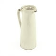 Zentique Decorative Vintage Ceramic Narrow Pitcher, Crackle White ...