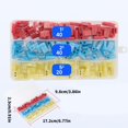 90 Degree Terminals Set 80Pcs Color Code Quick Disconnects Crimpers for ...
