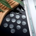 Glass Table Protector,Round Rubber Non-Slip Pads,QZS Anti-Scratch Clear ...