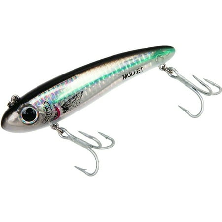 Bomber Lures Mullet Slow-Sinking Twitch/Walking Saltwater Fishing Lure ...