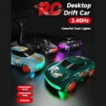 Desktop Mini RC Drift Car, 4WD High Speed 1/64 Scale Remote Control Car ...