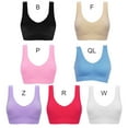EFINNY 3 Pack Women Underwear Sport Yoga Bras Outdoor Seamless Bra ...