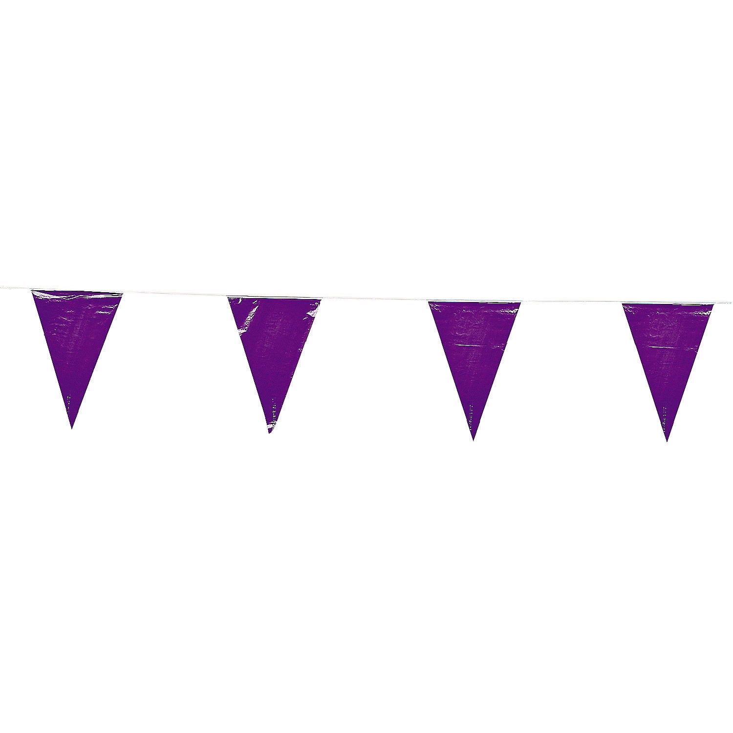 Purple Pennant Banner (100Ft) - 1 Piece - Walmart.com