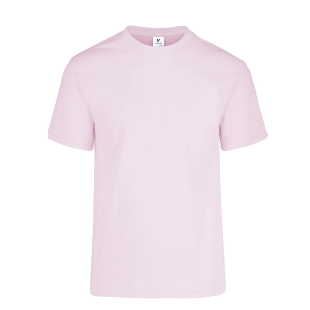 Playera Peso Completo Yazbek para Caballero Color Rosa Pastel Tamaño ...