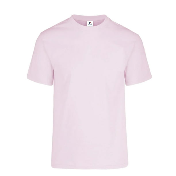Playera Peso Completo Yazbek para Caballero Color Rosa Pastel Tamaño ...