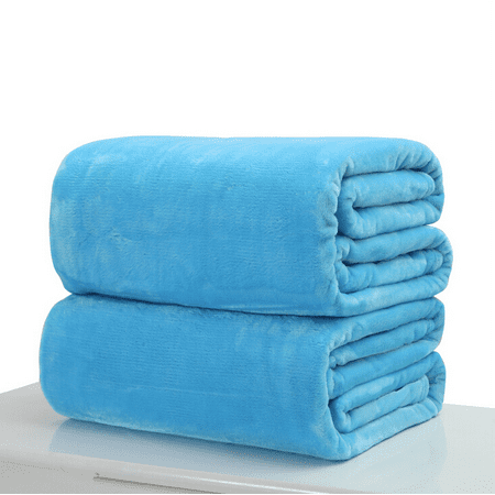 50x70CM Mini Super Soft Warm Solid Warm Micro Plush Fleece Blanket Rug ...