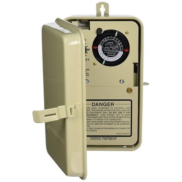 Woods 59723WD 60-Minute In-Wall Mechanical Spring Wound Timer with ...