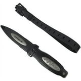 Scuba Diving Boating 10.5" Titanium Point-Tip Dive Knife w/ 2 Knife Straps - Walmart.com