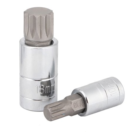 12 Point Bit Socket, Extra Strength Long Durability Splined Socket For ...