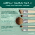 EcoTools Start the Day Beautifully Kit Makeup Brush Set with Storage ...