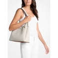 Michael Kors Soho Medium Signature Logo Tote Bag Vanilla Chain ...