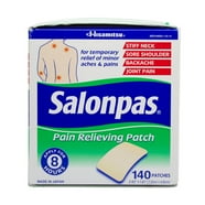 Salonpas Medicated Pain Relief Patches, Large Flexible, 60 ea - Walmart.com