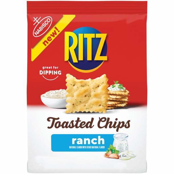 RITZ Toasted Chips Ranch Crackers, 8.1 oz - Walmart.com