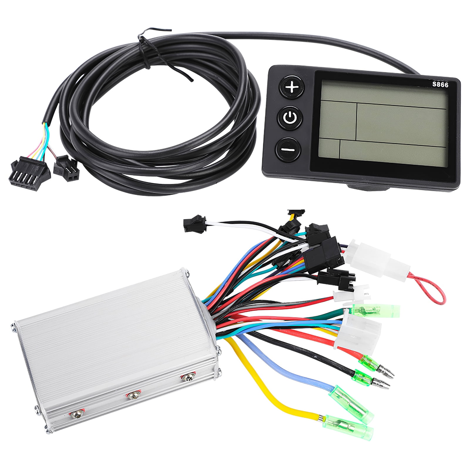 ViiTech Bike Dashboard Bicycle Computer Clear LCD Display Mountain Bike ...