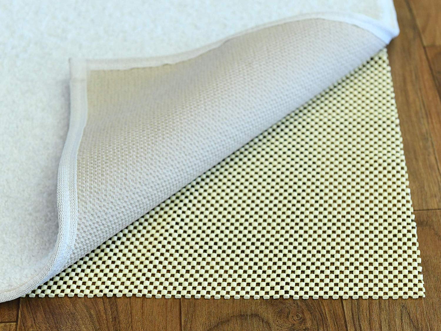 Ambient Premium Grip and Non Slip Rug Pad for Area Rugs Extra Thick Pad ...