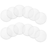 WSTEER 12pcs Clear Glass Table Bumpers Non-Adhesive Rubber Pads Glass ...