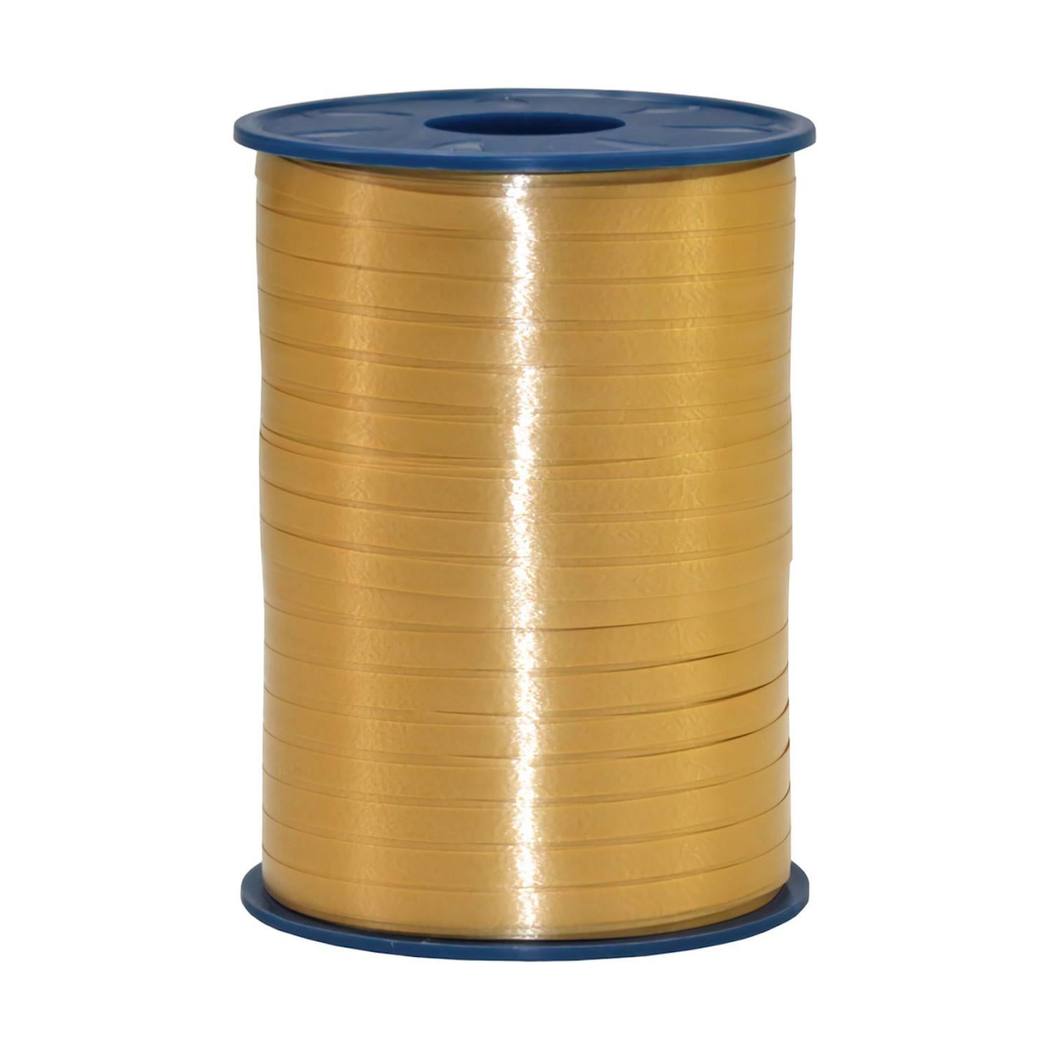 Listón Rulin Curling Curly Liso Colores Deco 400 Metros dorado ...