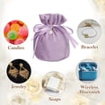 Uxcell Velvet Drawstring Bags, (6 x 5 Inch, Purple) (20 Pcs ), Flannel ...