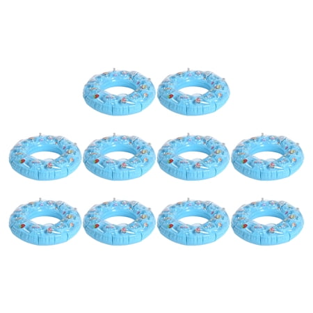 10Pcs Children Swimming Ring PVC Cartoon Cute Swim Ring Kids Summer ...