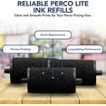Perco Lite Easy Change Ink Roll for Perco Lite Price Gun Labeler, Pack ...