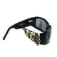 Christian Audigier Sunglasses CAS-412 Black Polarized - Walmart.com