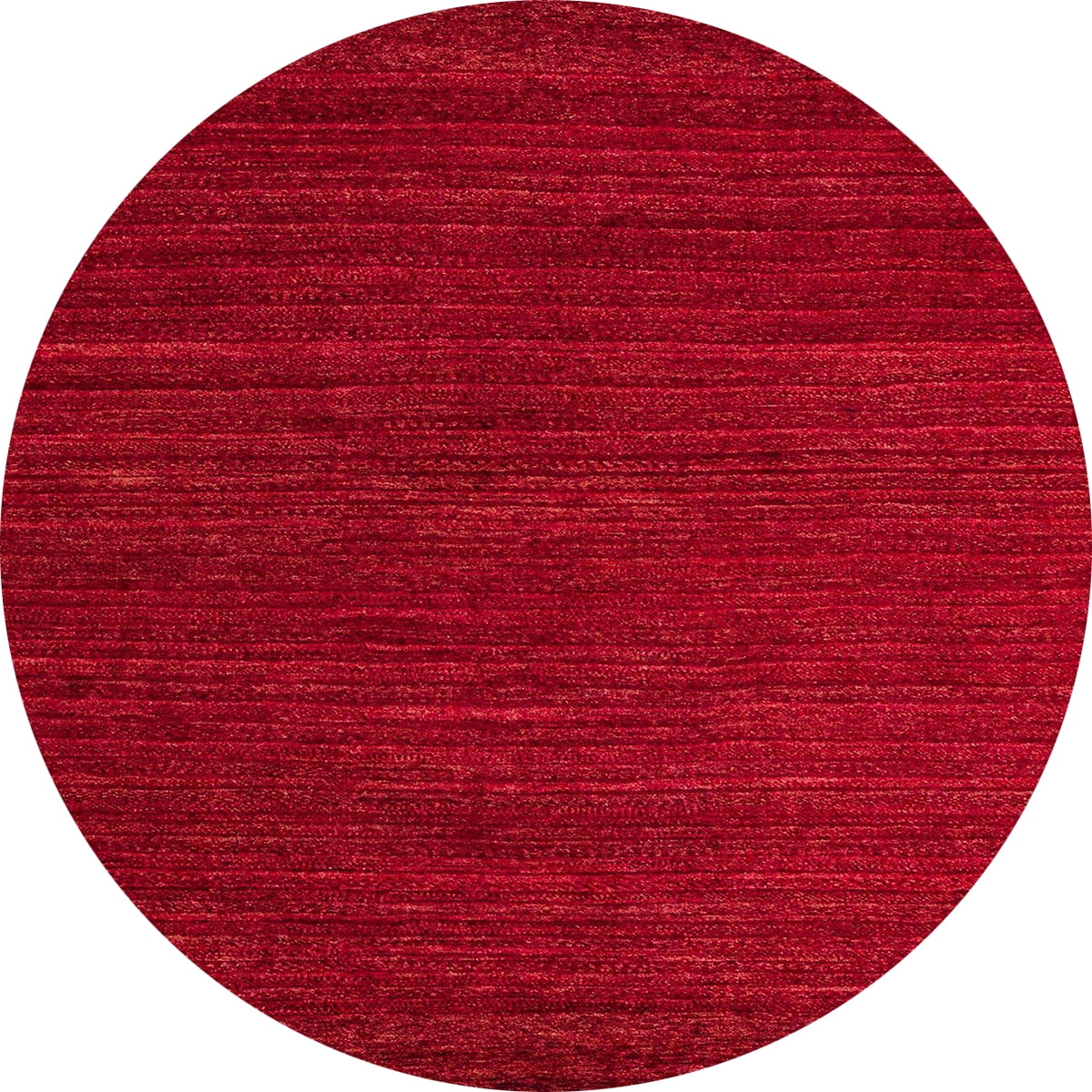 Ahgly Company Indoor Round Abstract Red Abstract Area Rugs, 5' Round ...