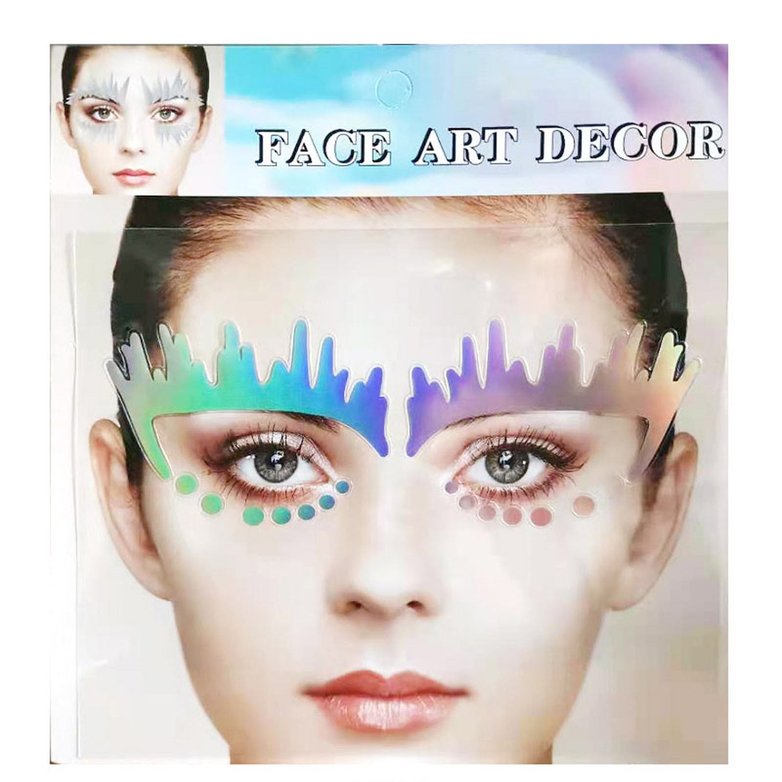 Dengmore Colorful Self-Adhesive Beauty Face Sticker Butterfly Party ...