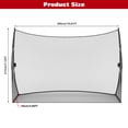BouPower 10x7 FT Golf Practice Hitting Net, Portable Indoor Outdoor ...