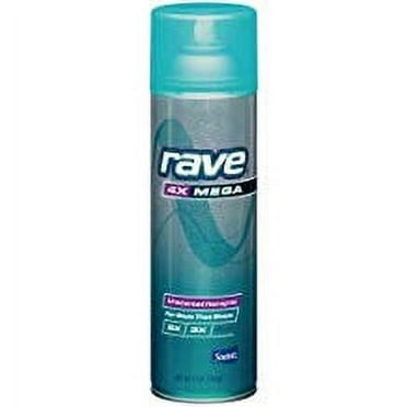 Rave 4X Mega Unscented Hairspray, 11 oz - Walmart.com