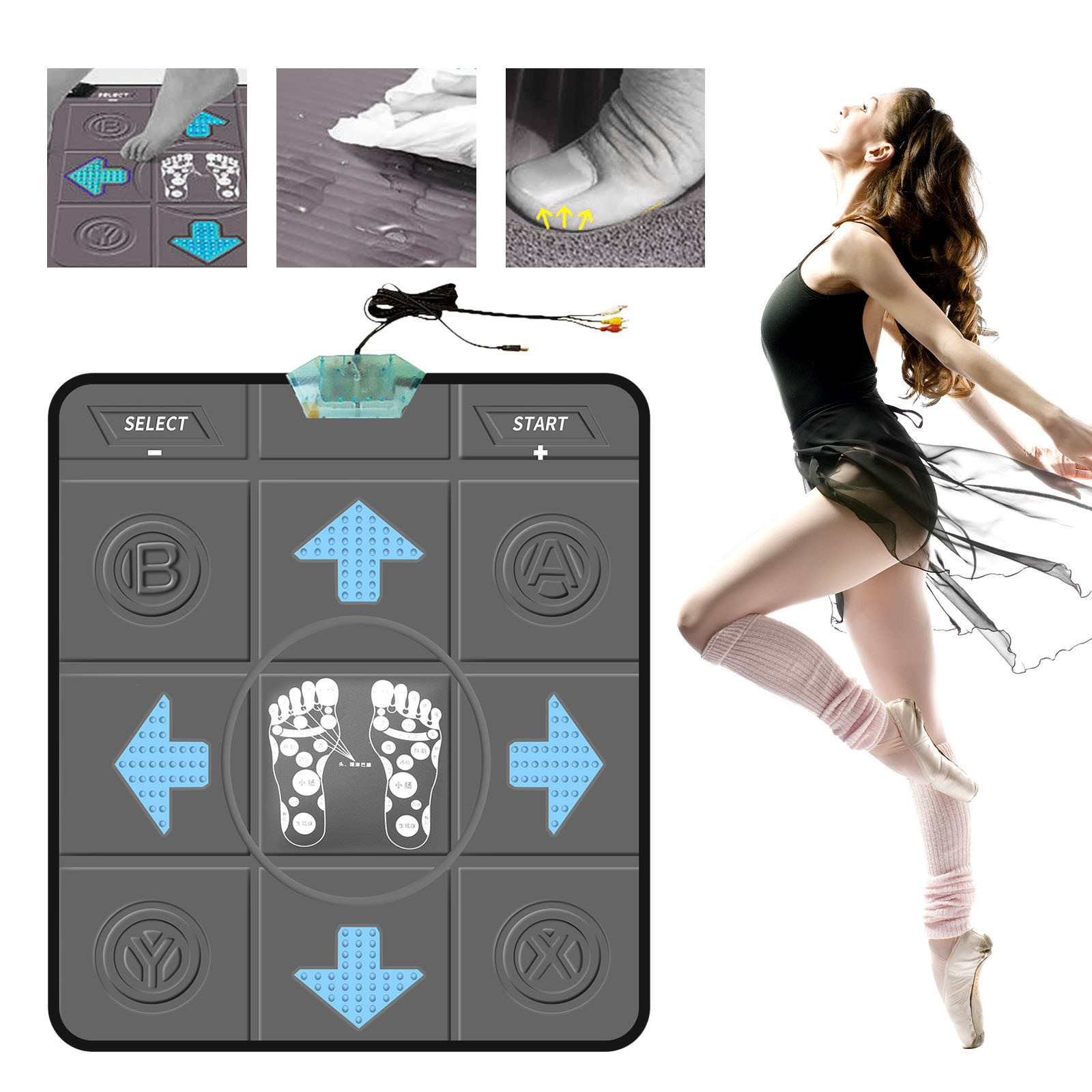 Buy Jpgif Dancing Mat Non-slip Dancers Mat Cushion Feeling Game Yoga ...