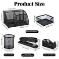 Black Desk Organizer and Accessories, Black Desk Asccessories Office ...