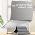 Desktop Organizers Gravitating Lock Vertical Laptop Stand Holder ...