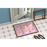 Watercolor Princess and Crown Door Mat - Walmart.com