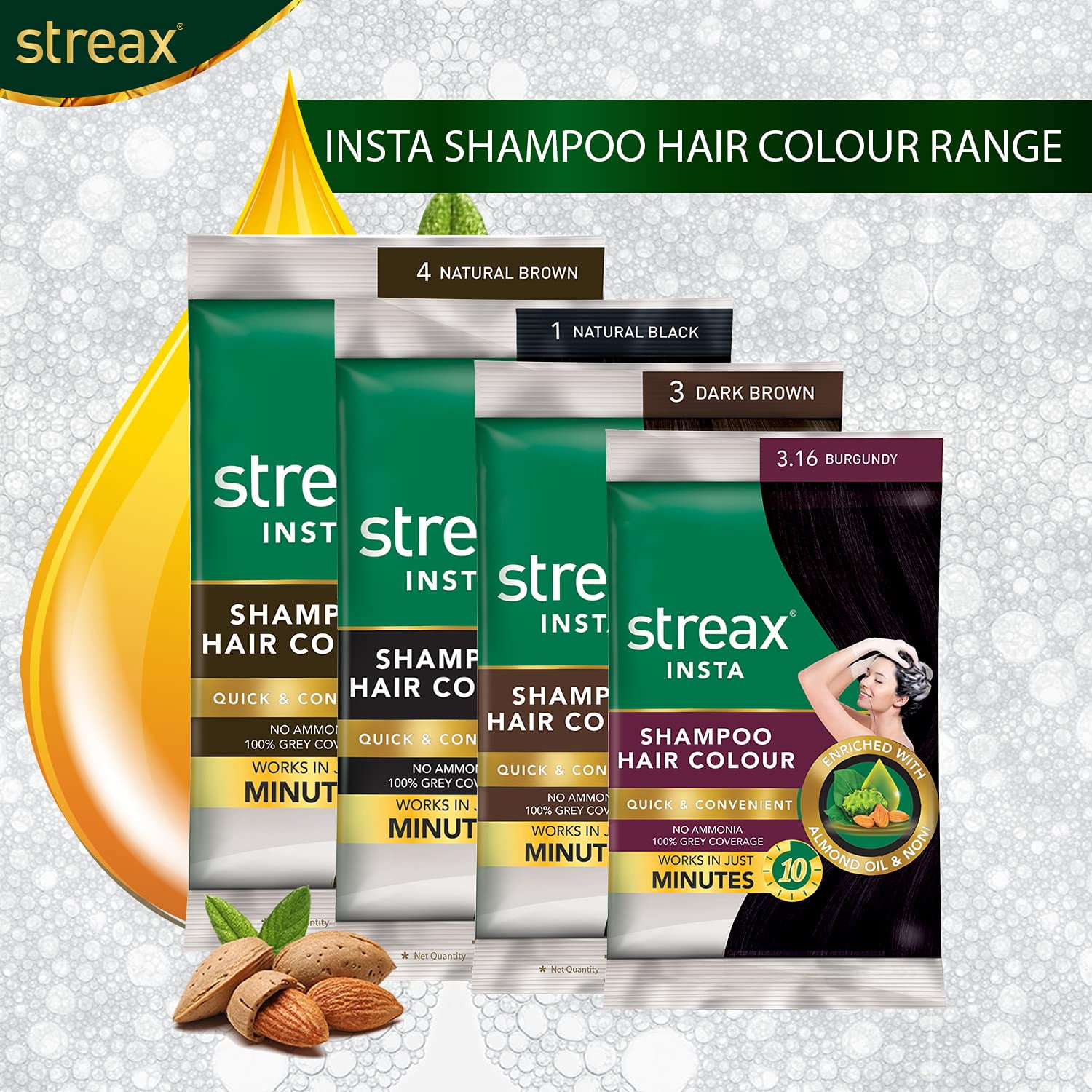 Streax shampoo hair colour store