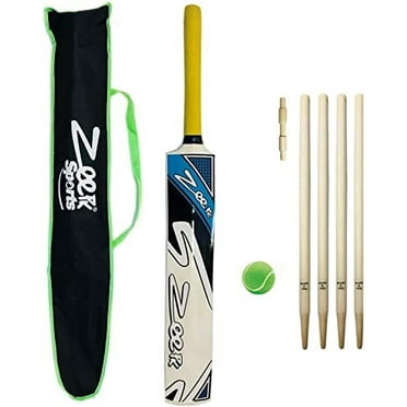 Zeepk Complete Cricket Kit for Kids 9-14 Years, Kashmir Willow Bat ...