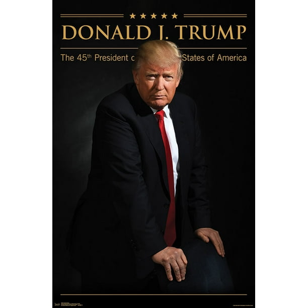Donald Trump Poster Mount Bundle - Walmart.com