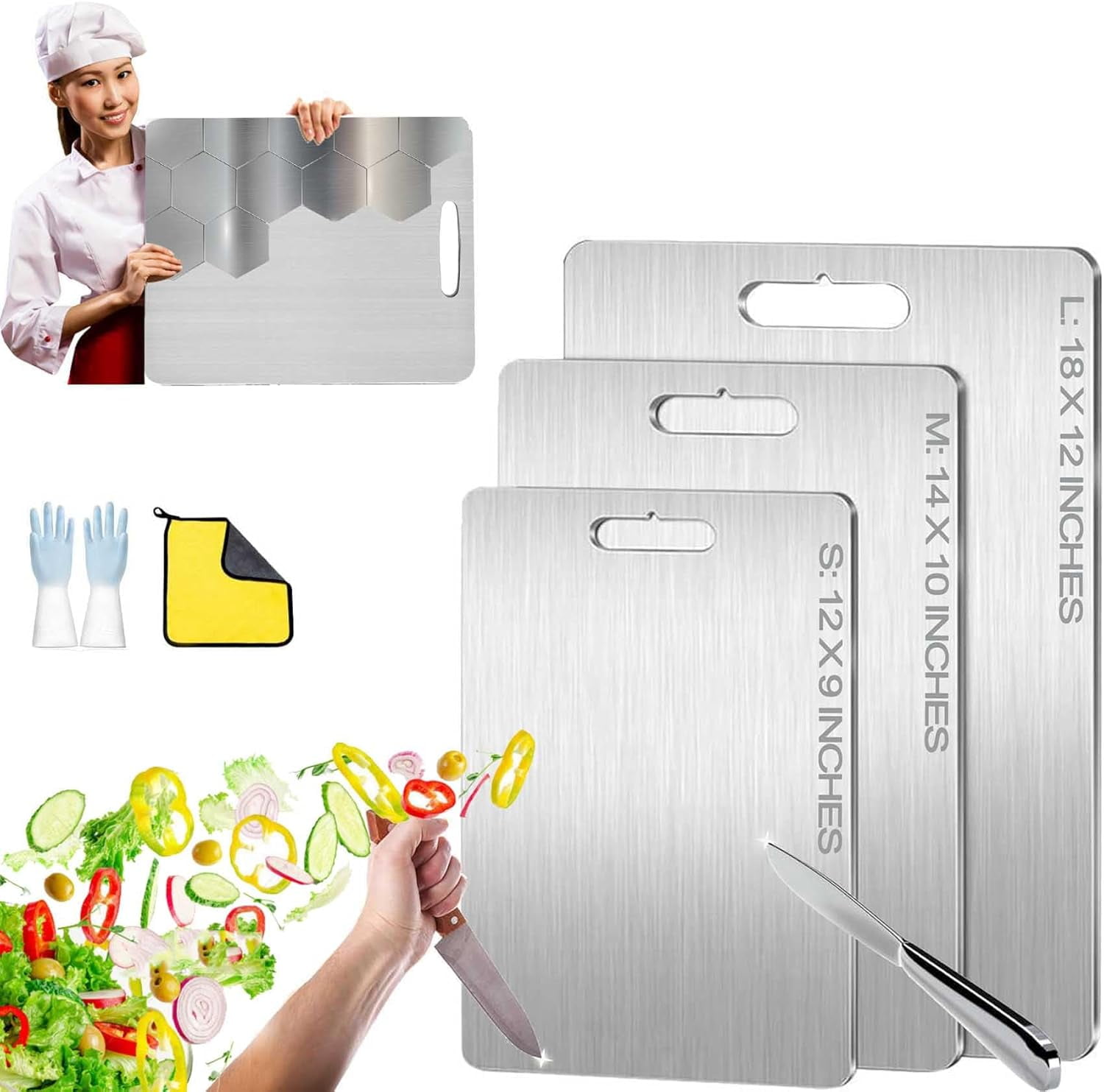 Purecut Titanium Cutting Boards,Purecut Titanpro Cutting Board,100% ...