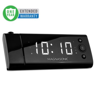 Jensen JCR-225 Dual Alarm Projection Clock Radio - Walmart.com