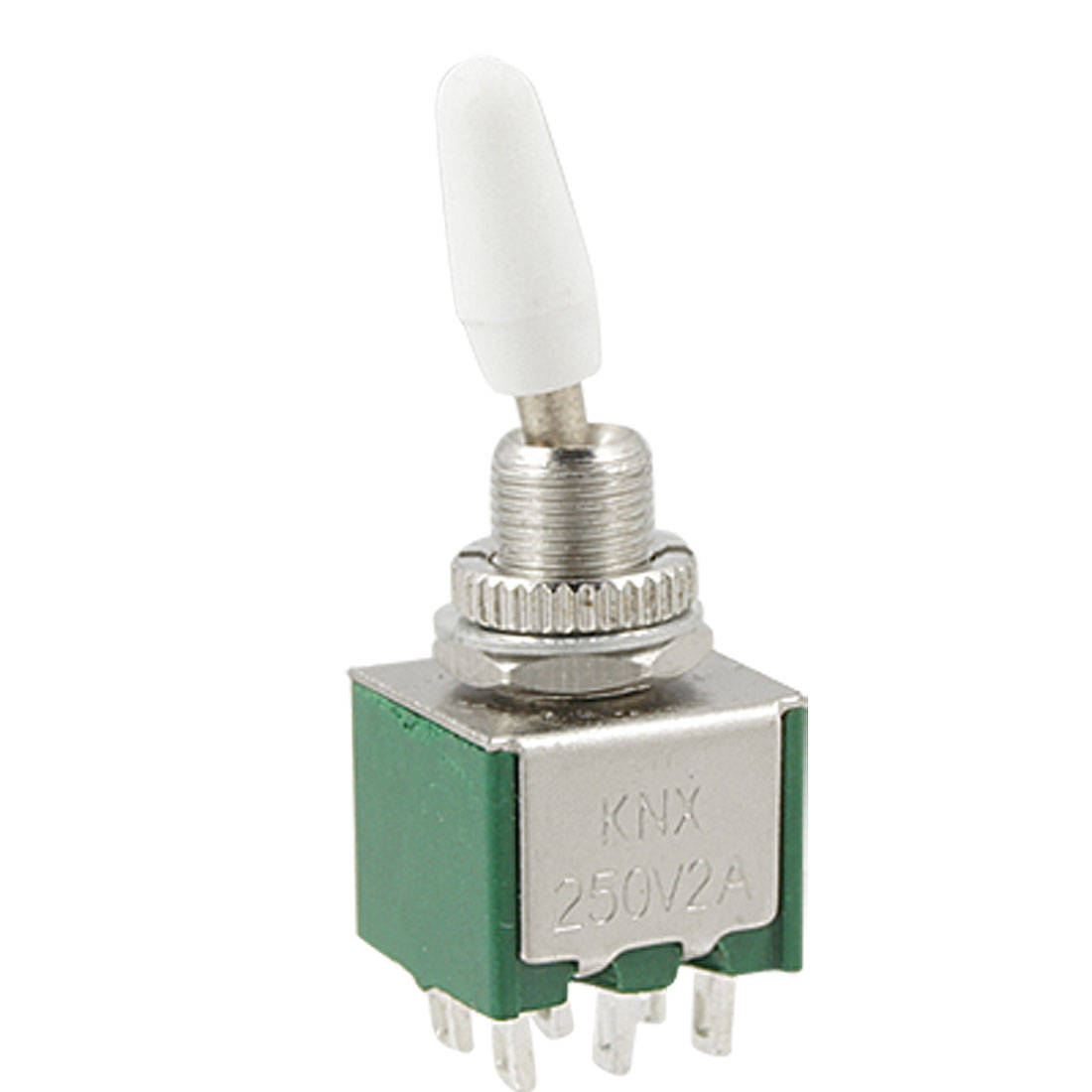 Green 250V 2A Double Pole ON/ON 6 Solder Pins Toggle Switch - Walmart.com