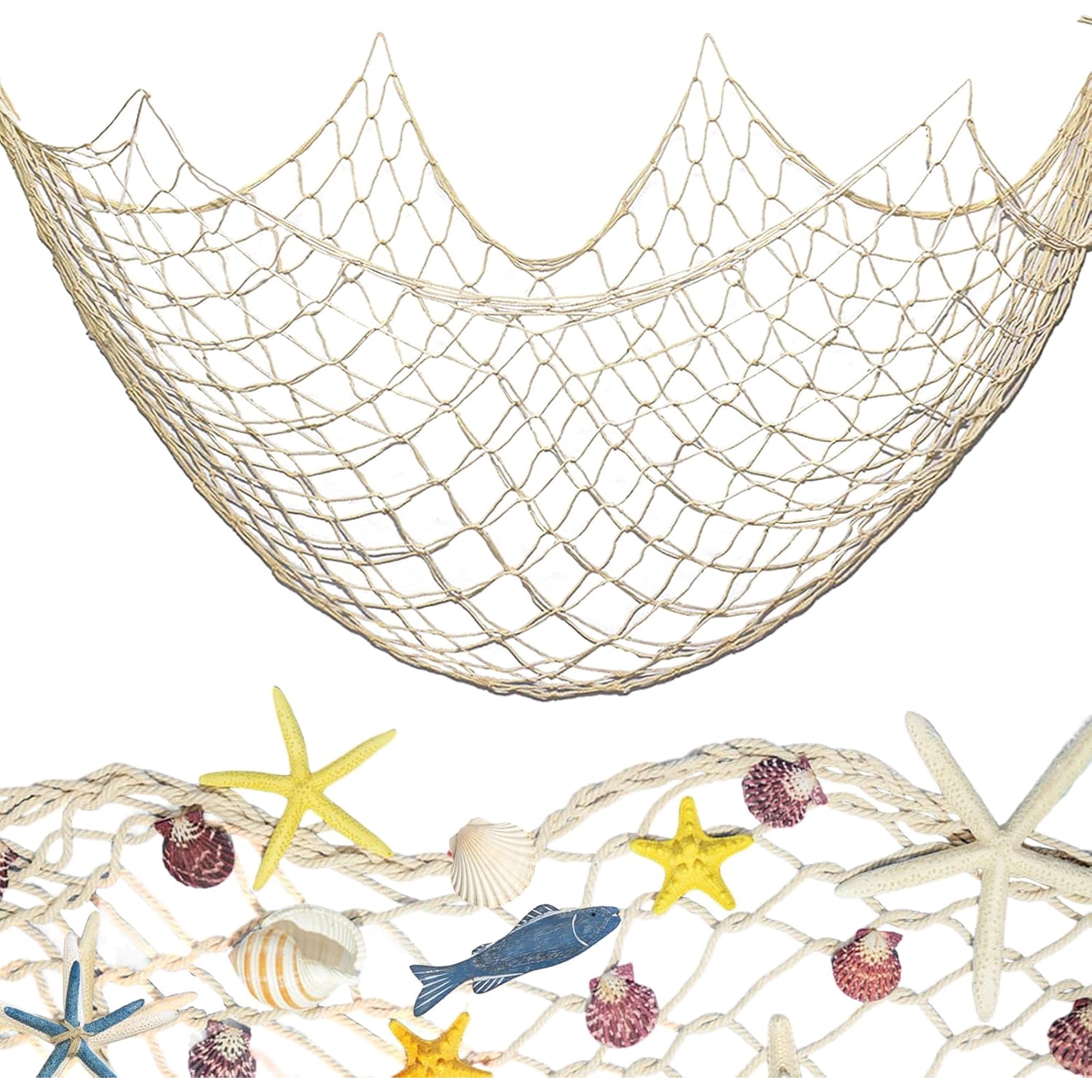 Click here for Nobrand Fishing Net Decoration 79 X 39 Inch Natura... prices