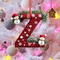 Cmunyle Alphabet Christmas Decor 26 Letters Acrylic Hanging Ornaments ...