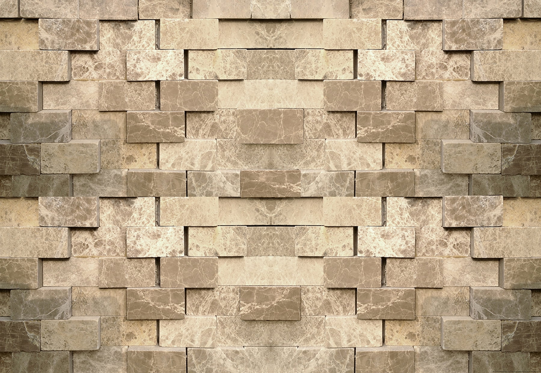 Ideal Décor 3D Stone Wall Wall Mural - Walmart.com