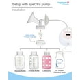 Maymom Baby Bottle Thread Changer; Allow Spectra S1 S2 Pumps Wide Mouth ...