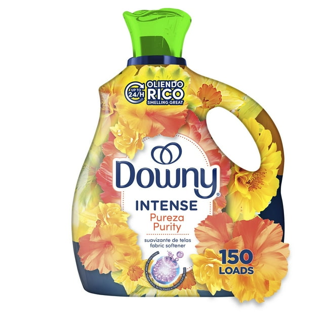 Downy Intense Liquid Fabric Softener, Purity Scent, 150 loads, 101 fl ...