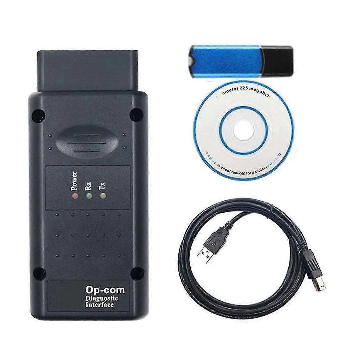 OPCOM 2021 with USB Dongle Diagnostic Tools Op-Com V1.95 Flash Update ...