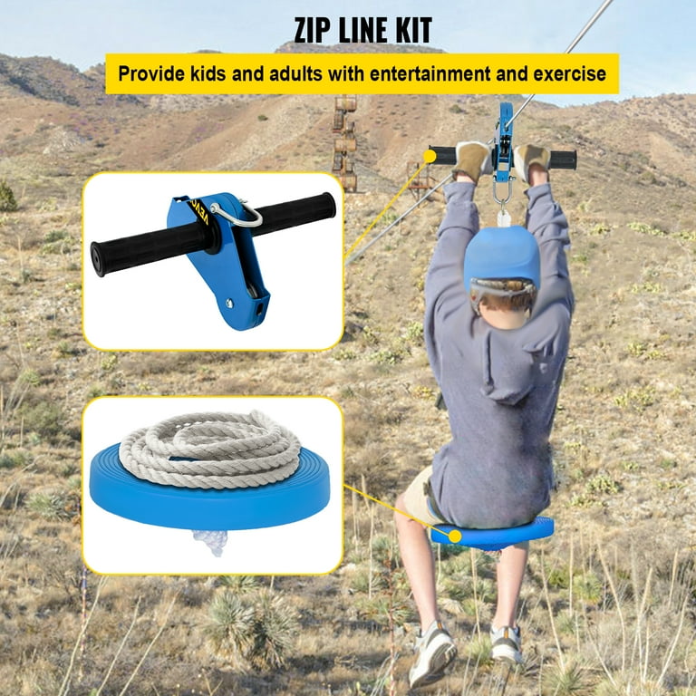 Zip Line Trolley With Brake