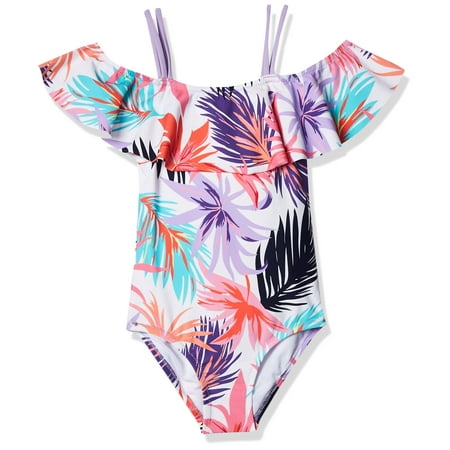 Kanu Surf Girls' Peggy UPF 50+ Beach Sport Off Shoulder One Piece ...