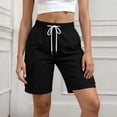 Black Women Loose Fit Pants for Teen Girls Brunch Straight Leg Elastic ...