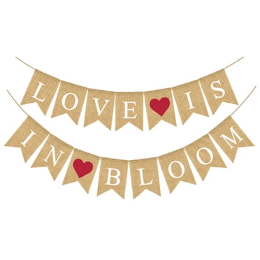 5pcs Heart Garland Paper Heart Shaped Hanging Banner Wedding Valentines ...
